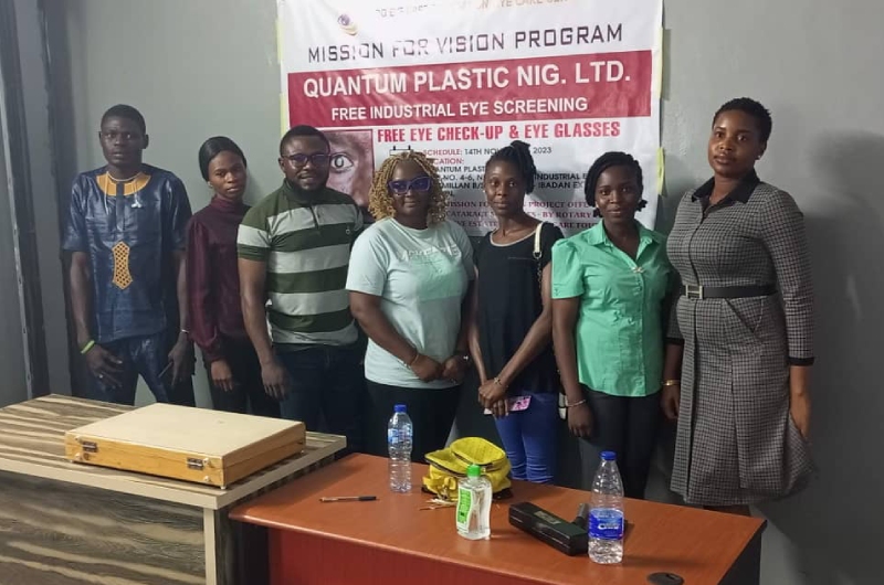 Mission for Vision Eye Testing Camp - Quantum Plastic Nigeria Limited